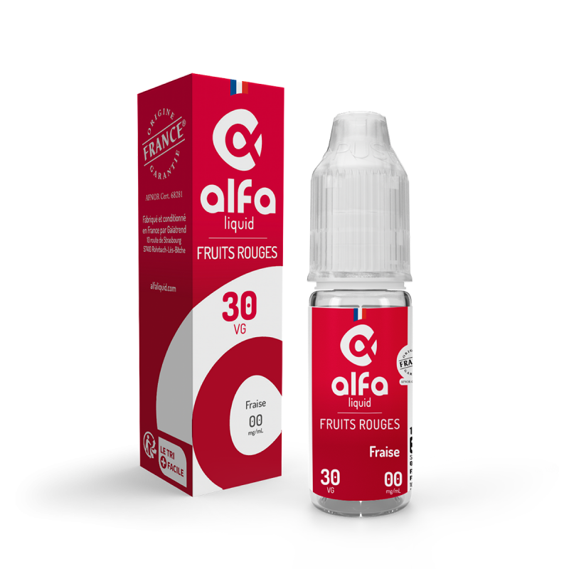 Fraise 70/30 Fruits Rouges Alfaliquid 10ml - ADNS