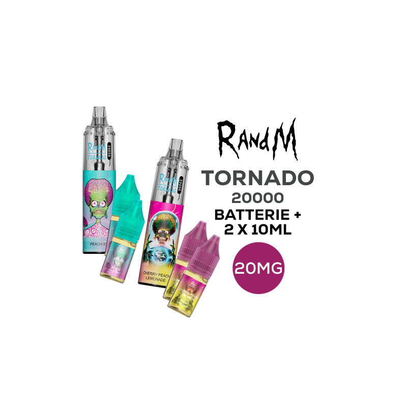 Refillable Puff Tornado RANDM 20000 Mars (2 x 10ml 20mg) - ADNS