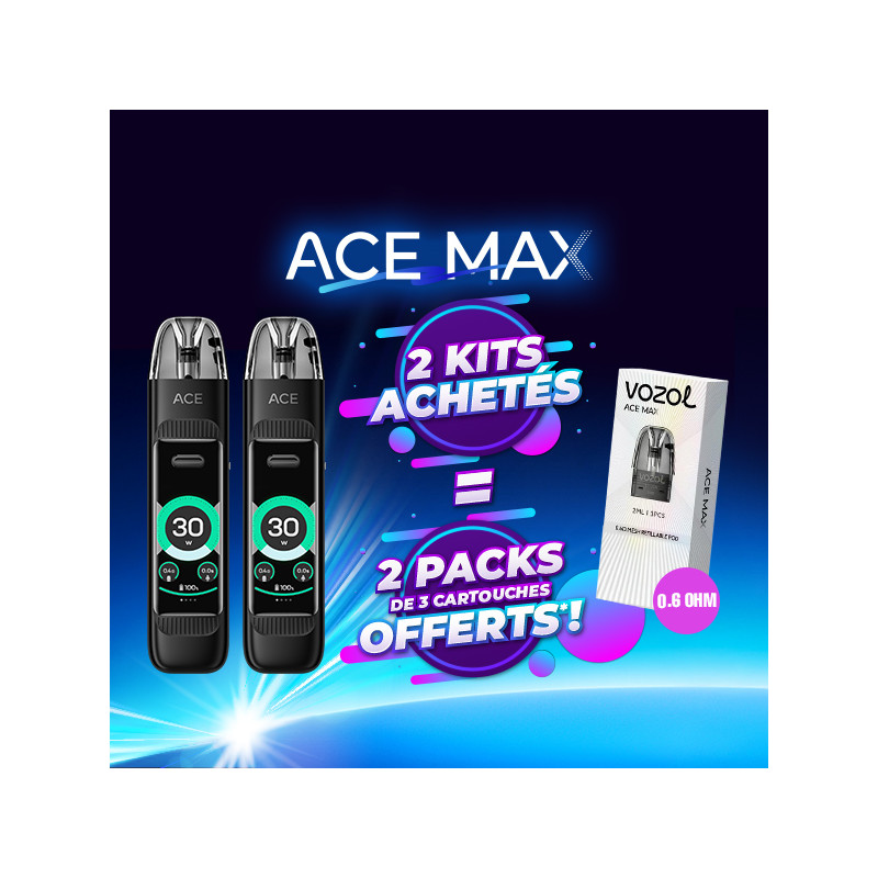 Ace Max Kit Offer Noir Carbon Fibre Vozol - ADNS