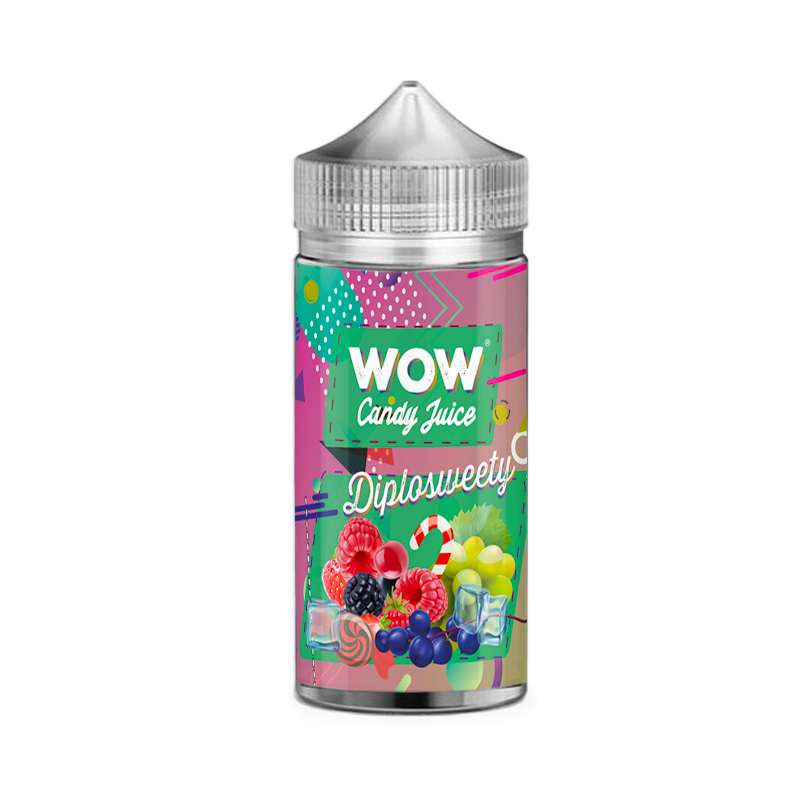 Diplosweety WOW Candy Juice Made In Vape 100ml - ADNS