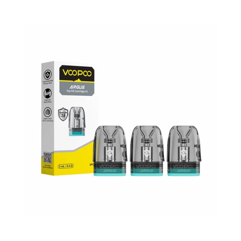 Pack of 3 Cartridges 3ml Top Fill Argus Pod V2 Voopoo - ADNS