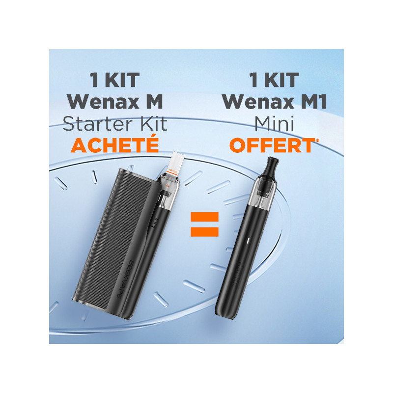 Offre Wenax M Starter Kit Black Geekvape - ADNS