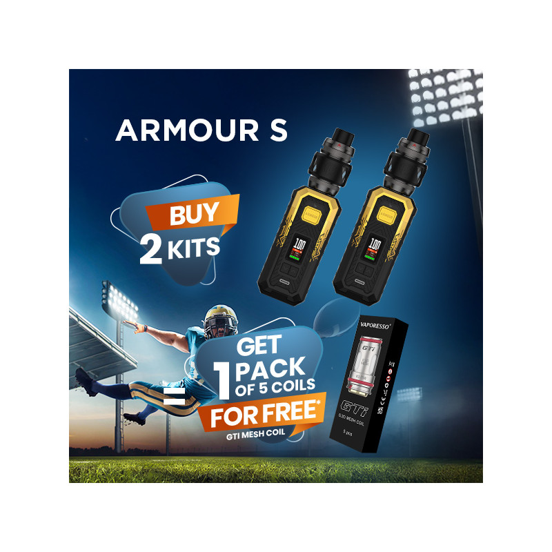Armour S Kit Offer (New version) Cyber Gold Vaporesso - ADNS