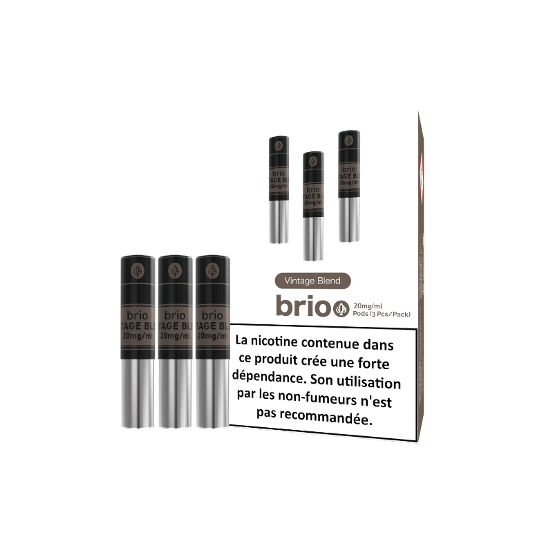 Pack de 3 Pods Brio 1ml 20mg Da One - ADNS