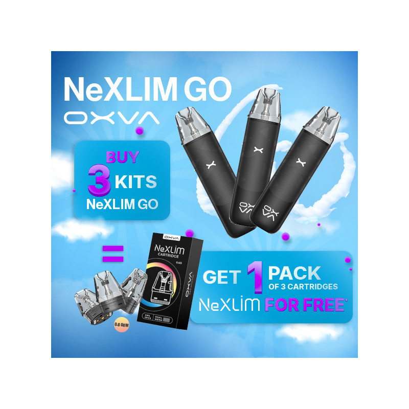 Nexlim Go Kit Offer Silky Black OXVA - ADNS